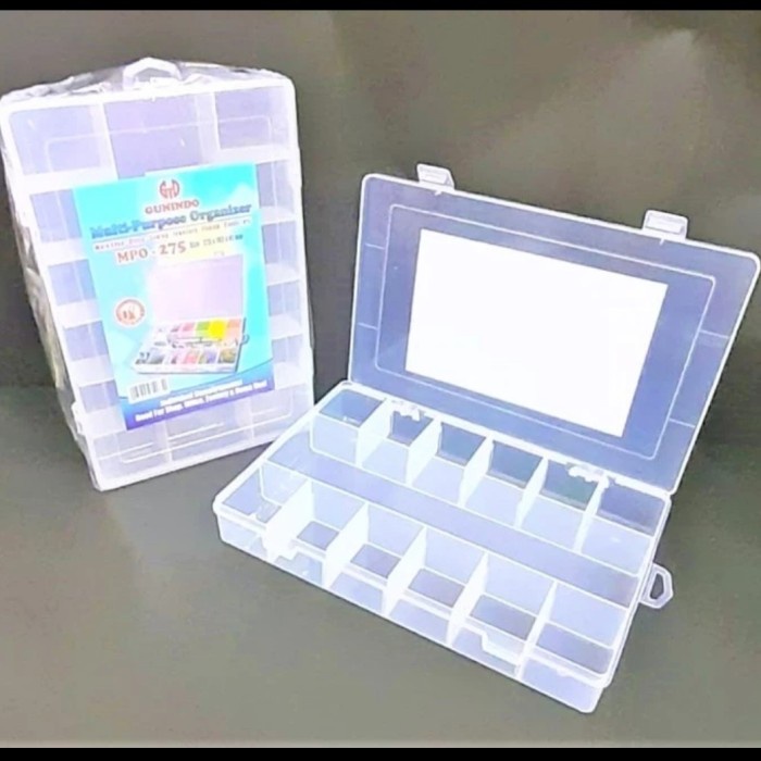 Jual STORAGE BOX CASE ORGANIZER / GUNINDO TOOLBOX TYPE MPO-275 / KOTAK ...