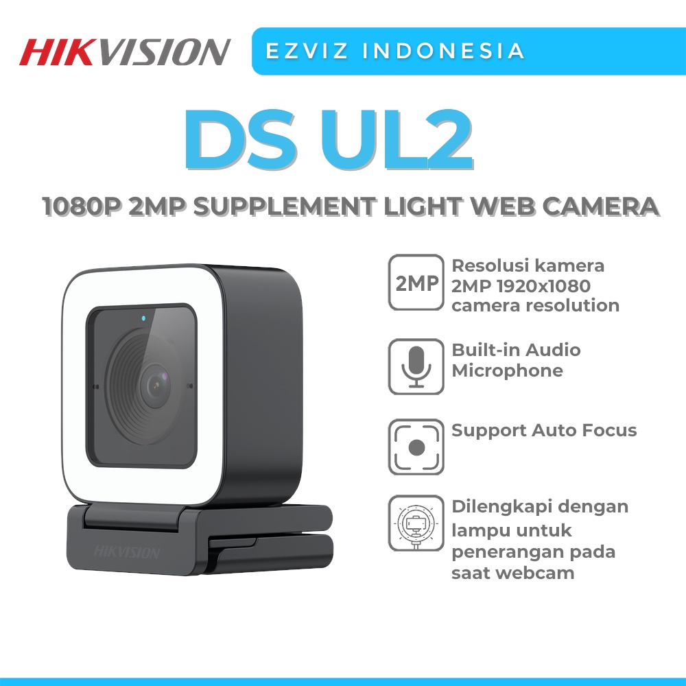 Jual HIKVISION DS-UL2 1080P 2MP AUTO FOCUS SUPPLEMENT LIGHT WEB CAMERA ...
