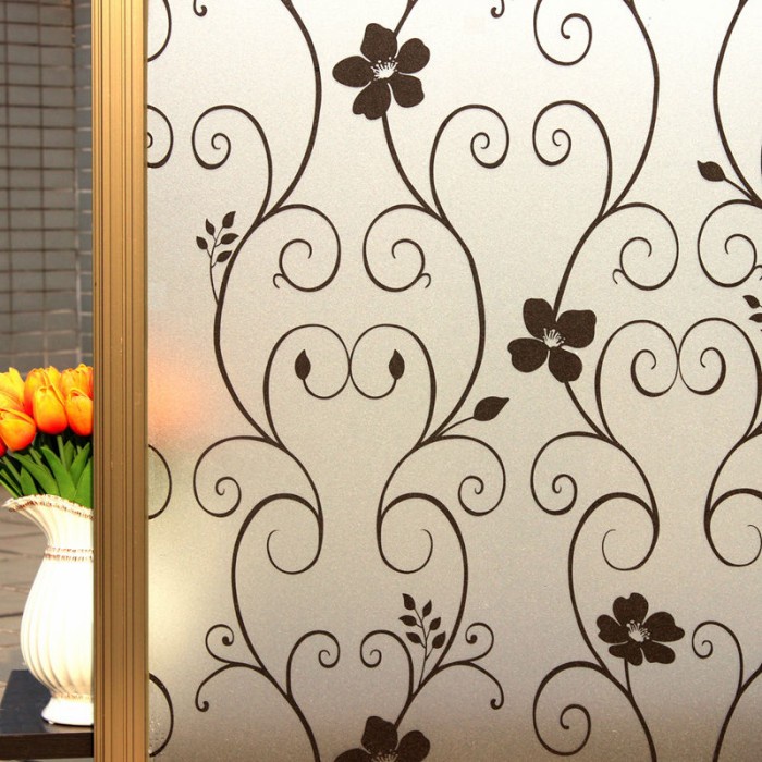 Jual Sticker Stiker Kaca Film Wallpaper Jendela Motif Batik - buram ...