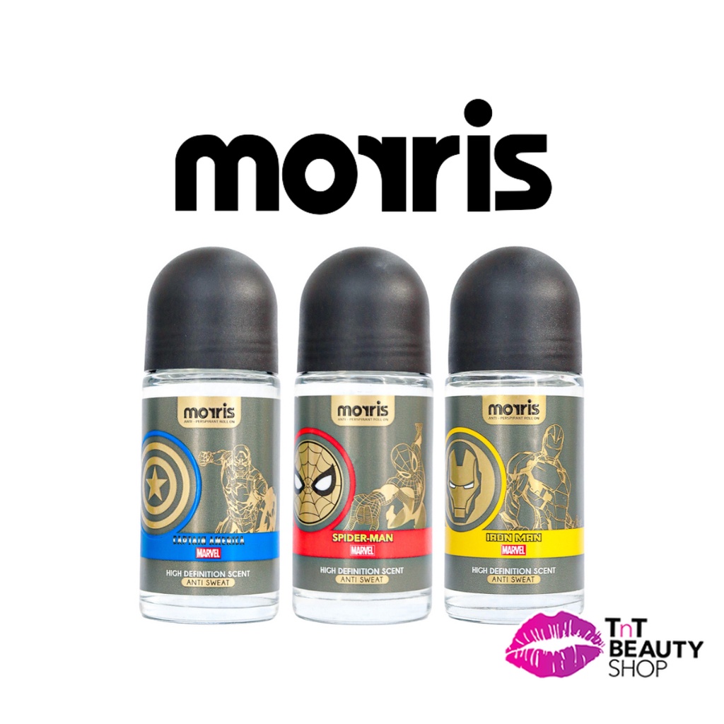 Jual MORRIS Marvel Edition Deodorant Roll On 50ml Series | TnT Beauty ...