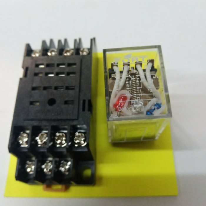 Jual *NEW* Relay + Socket MY4N AC220/ 24VDC/ 12VDC - 220VAC | Shopee ...
