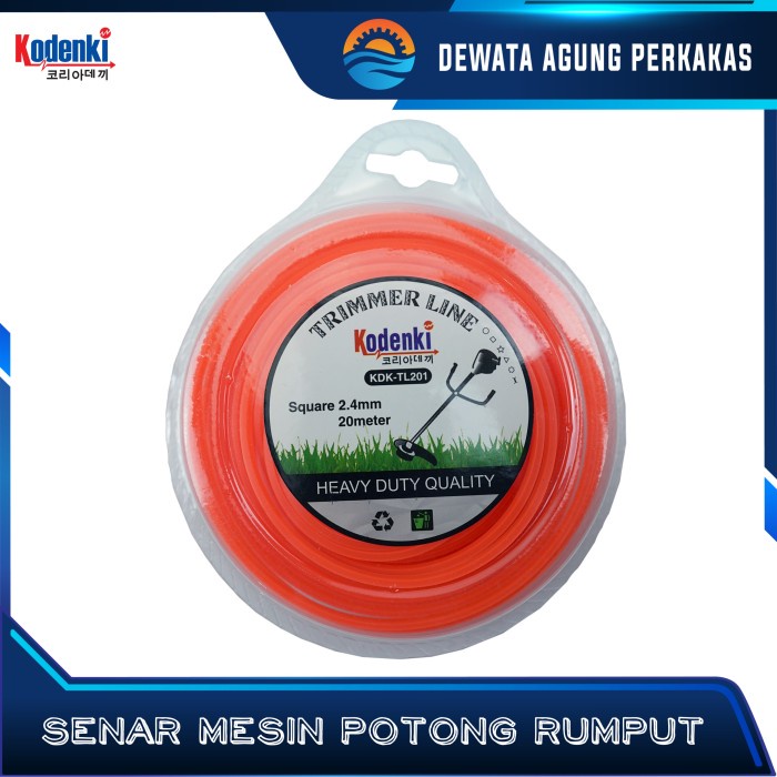 Jual Senar Mesin Potong Rumput Gendong Kodenki Trimmer Line | Shopee ...