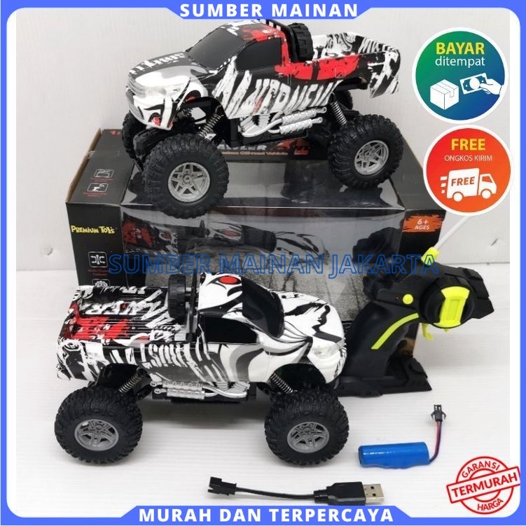 Jual Mainan Anak Mobil Remote Control off-Road Climbing Car RC Rock Crawler 2WD Powerful ...