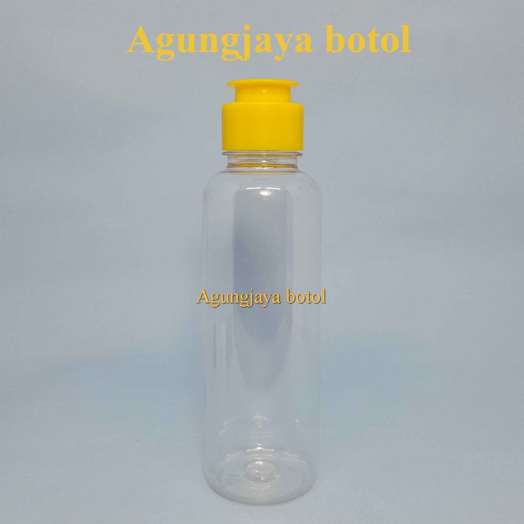 Jual Botol Pet 250 ml Aqua Panjang Natural Tutup Fliptop Jamur / Botol ...