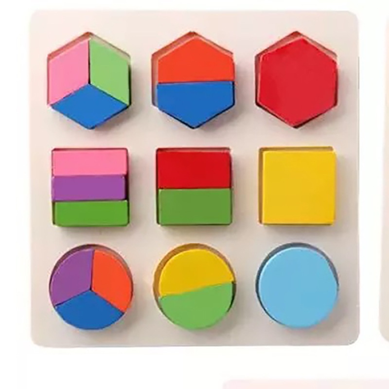 Jual MOMMYCARE MAINAN EDUKASI ANAK BASIC SHAPE KAYU BALOK GEOMETRI ...
