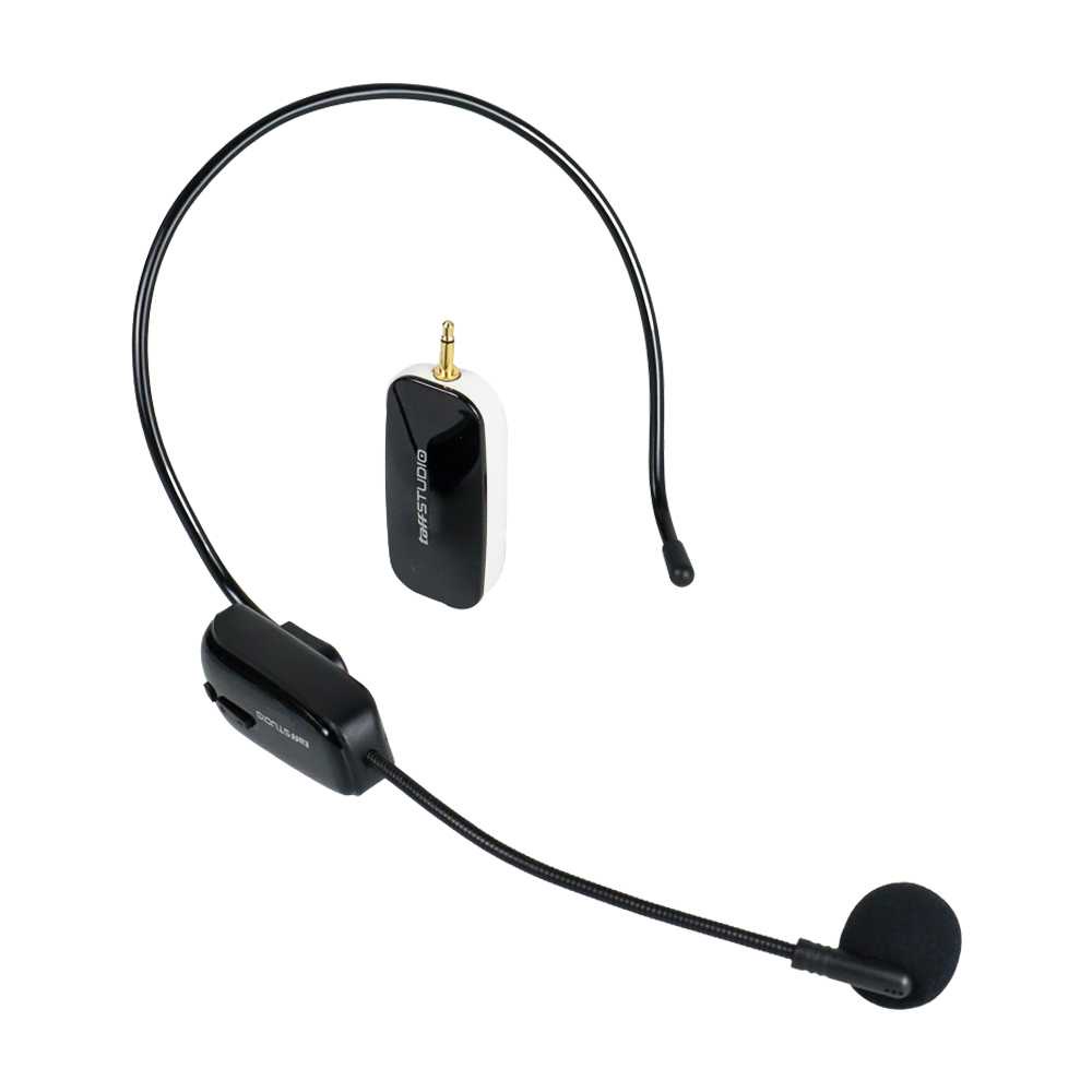 Jual Wireless Microphone UHF Call Center with Transmitter Mic dan ...