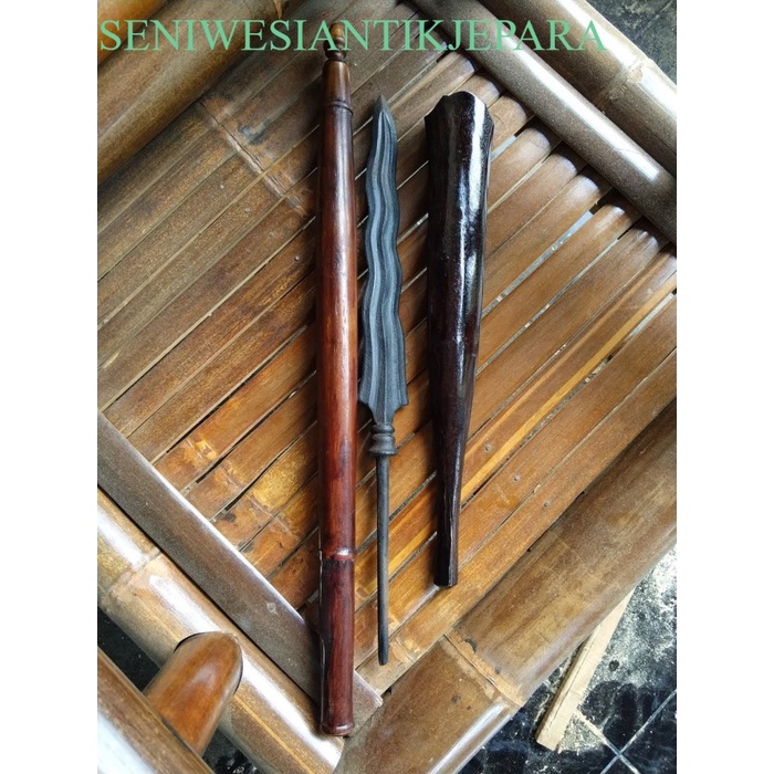 Jual tombak megantara pamor keleng bahan besi baja mahar wfn0115 wingit ...