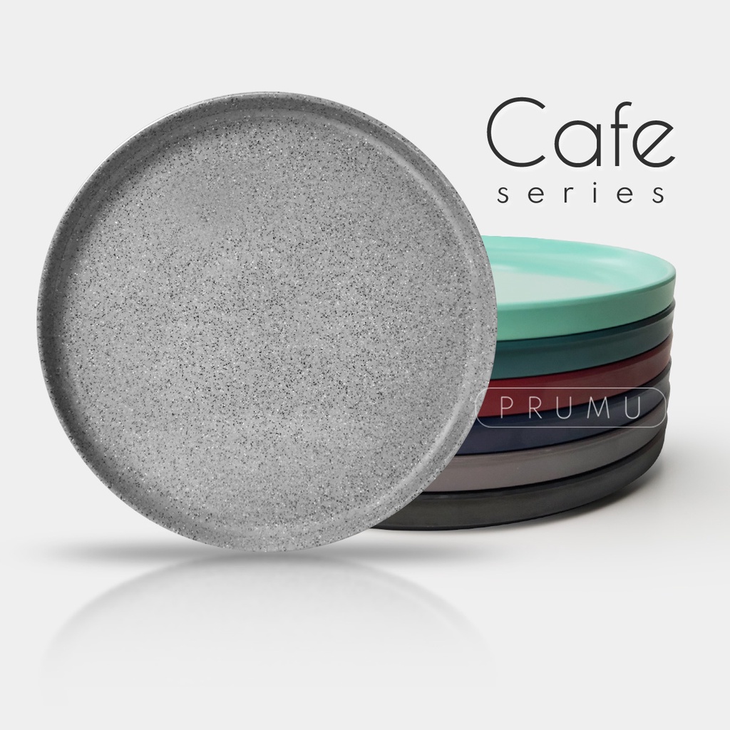 Jual PRUMU Melamin Piring Makan Ceper 9 inch - Piring Saji - Piring ...