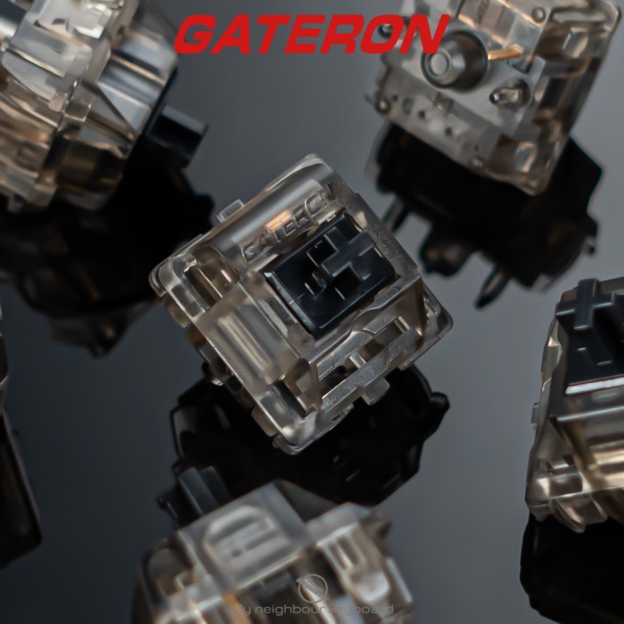 Jual GATERON Ink V2 Black Linear Switch 5-Pin PCB Mechanical Keyboard ...