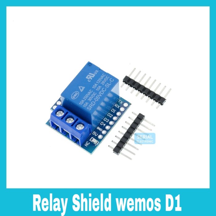 Jual Relay Shield Wemos D1 1Channel Mini Wifi Board V2 ESP8266 Arduino ...