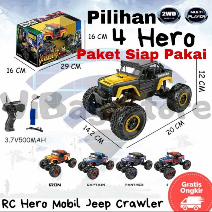 Jual Mobil RC JEEP Car Mainan Remote Control Buggy Avenger 2.4GHz ...