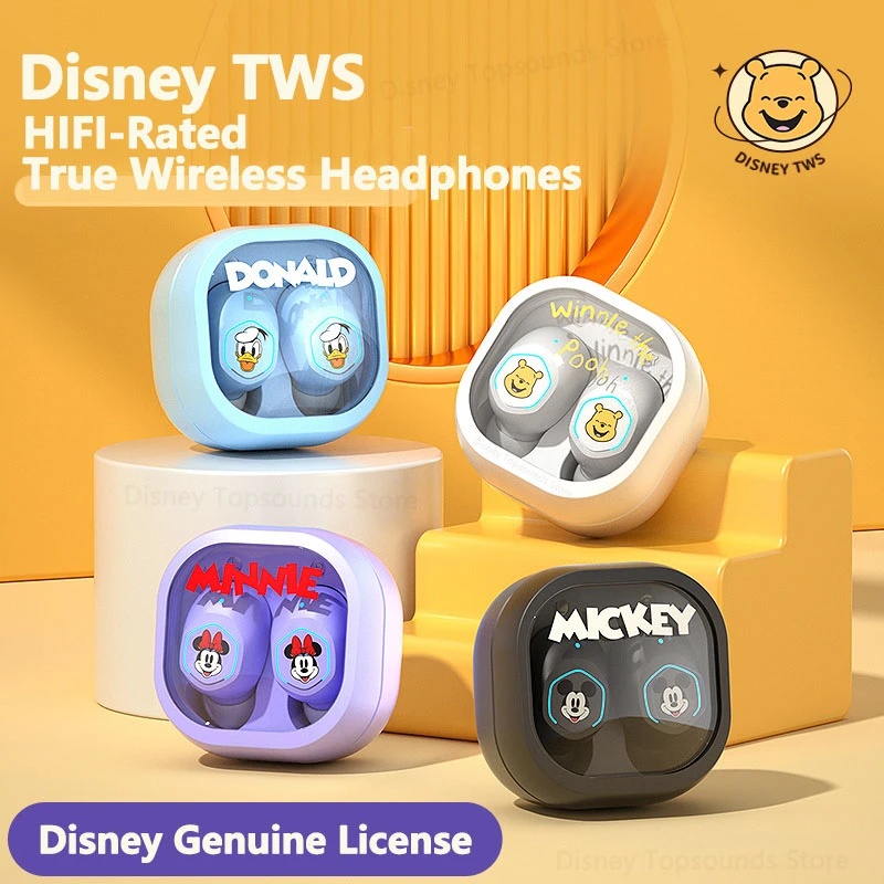 Jual 100% Ori Disney Headset 5.2 Android Tws HiFi Stereo with Mic In ...