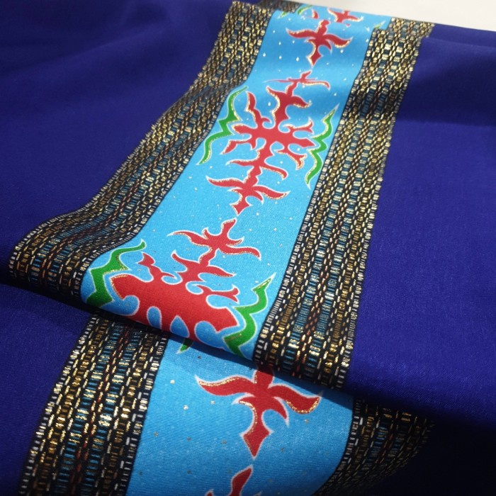 Jual kain batik khas ambon ungu tua (pembelian minimal 2pcs ) | Shopee ...