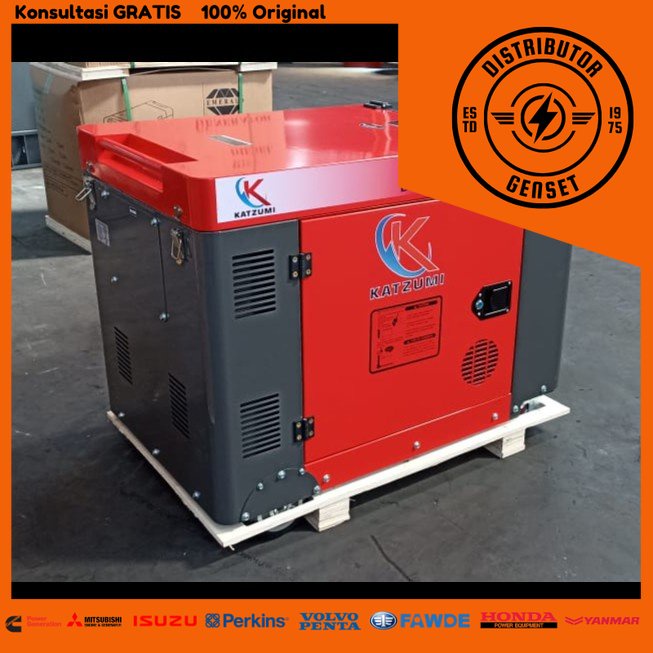 Jual Genset 10 KVA Silent Katzumi KZ12800US - Genset Solar Diesel ...
