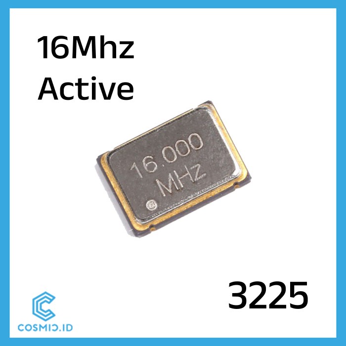 Jual Crystal 16MHz active 4 pin Xtal 16 Mhz aktif 4pin SMD 3225 | Shopee Indonesia