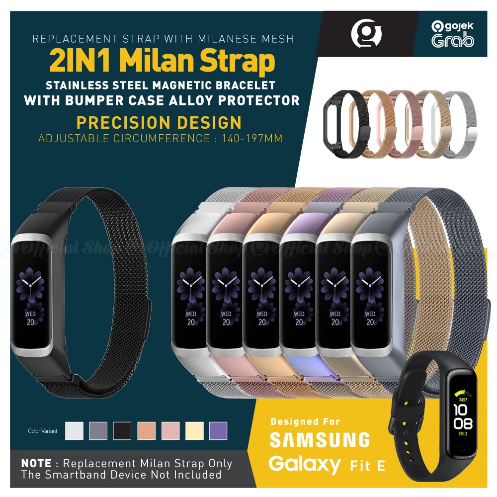 Jual Milan 2in1 Stainless Strap with Bumper Frame Case for Samsung ...