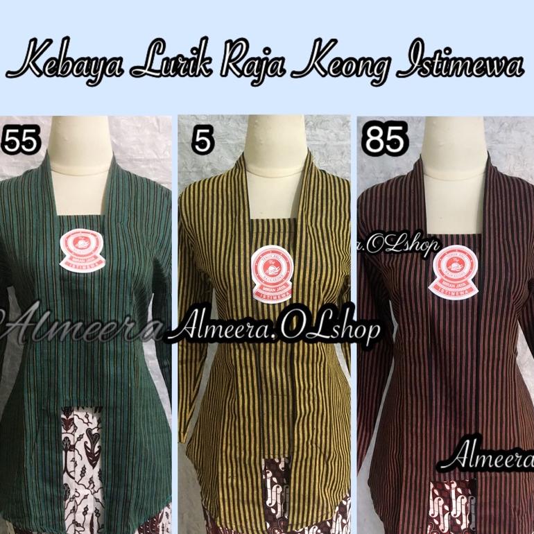Jual Lurik BISA COD baju jawa kebaya lurik istimewa raja keong amurah | Shopee Indonesia