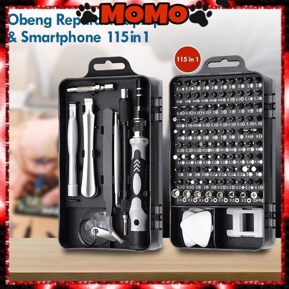 Jual Obeng Set Reparasi 115Pcs HP Laptop Smartphone Repair Tools ...