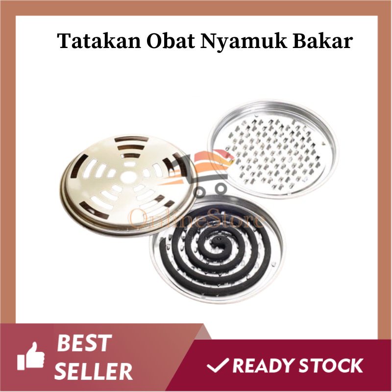 Jual OS -H408- Tatakan Stainless Piring Obat Nyamuk - Alas Obat Nyamuk ...