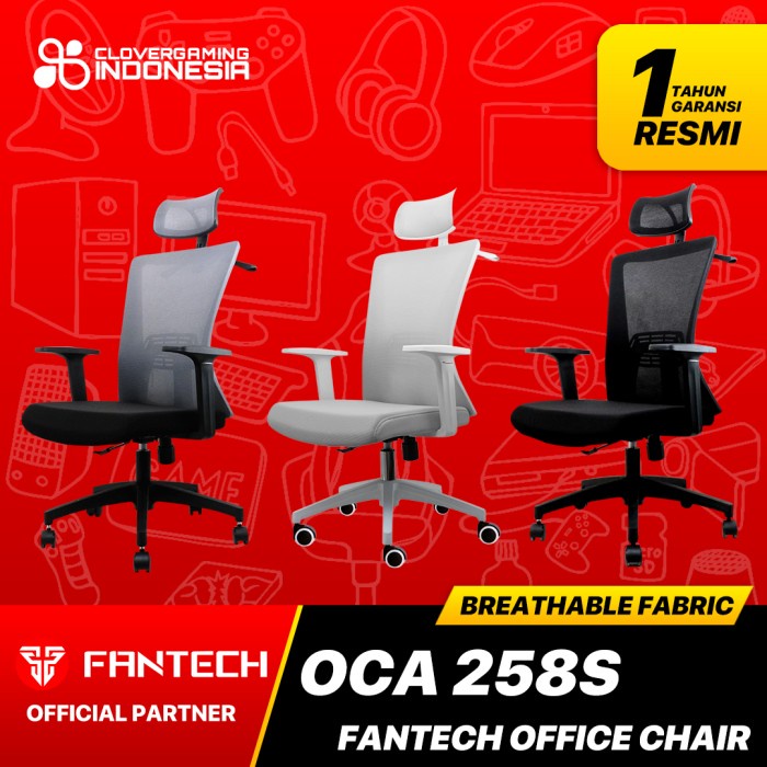 Jual Fantech Kursi Kantor Kerja OCA258S / OC-A258 S Premium Office ...