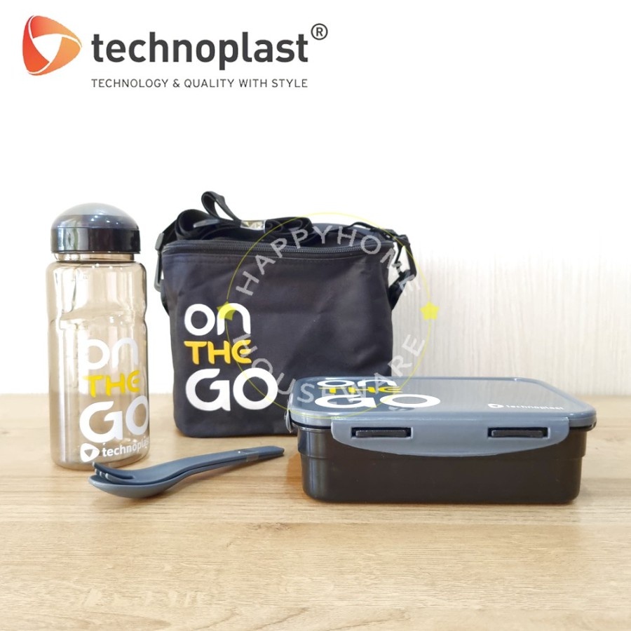 Jual TECHNOPLAST Lunch Box Set Big Block Lunch Box Set / Tempat Makan ...