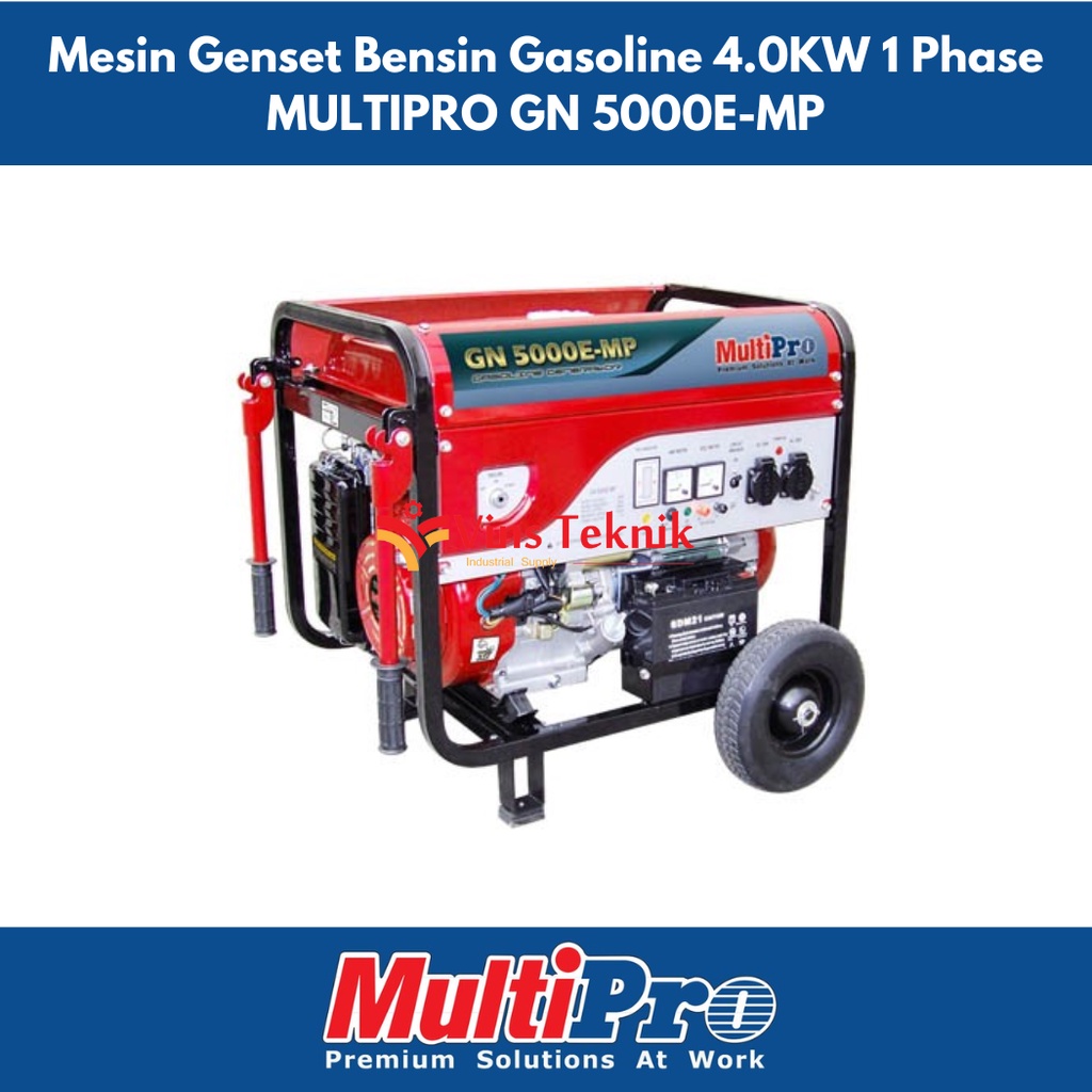 Jual Mesin Genset Bensin gasoline Multipro GN5000E-MP Multipro GN 5000E-MP | Shopee Indonesia