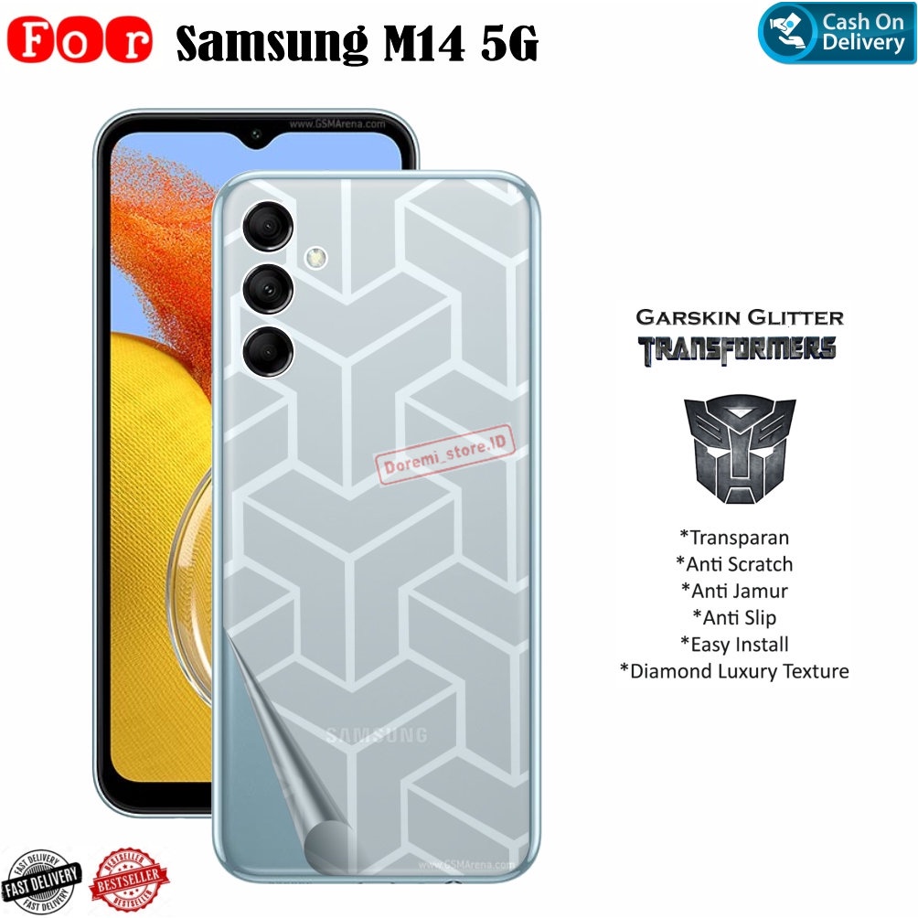 Jual Garskin Samsung M14 5G Skin Carbon Sticker Handphone Motif Anti ...