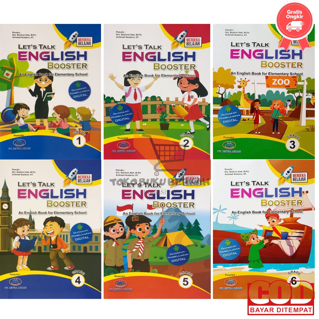Jual Bahasa Inggris SD/MI - Let's Talk English Booster Kelas 1 2 3 4 5 6 Penulis Bashori Alwi ...