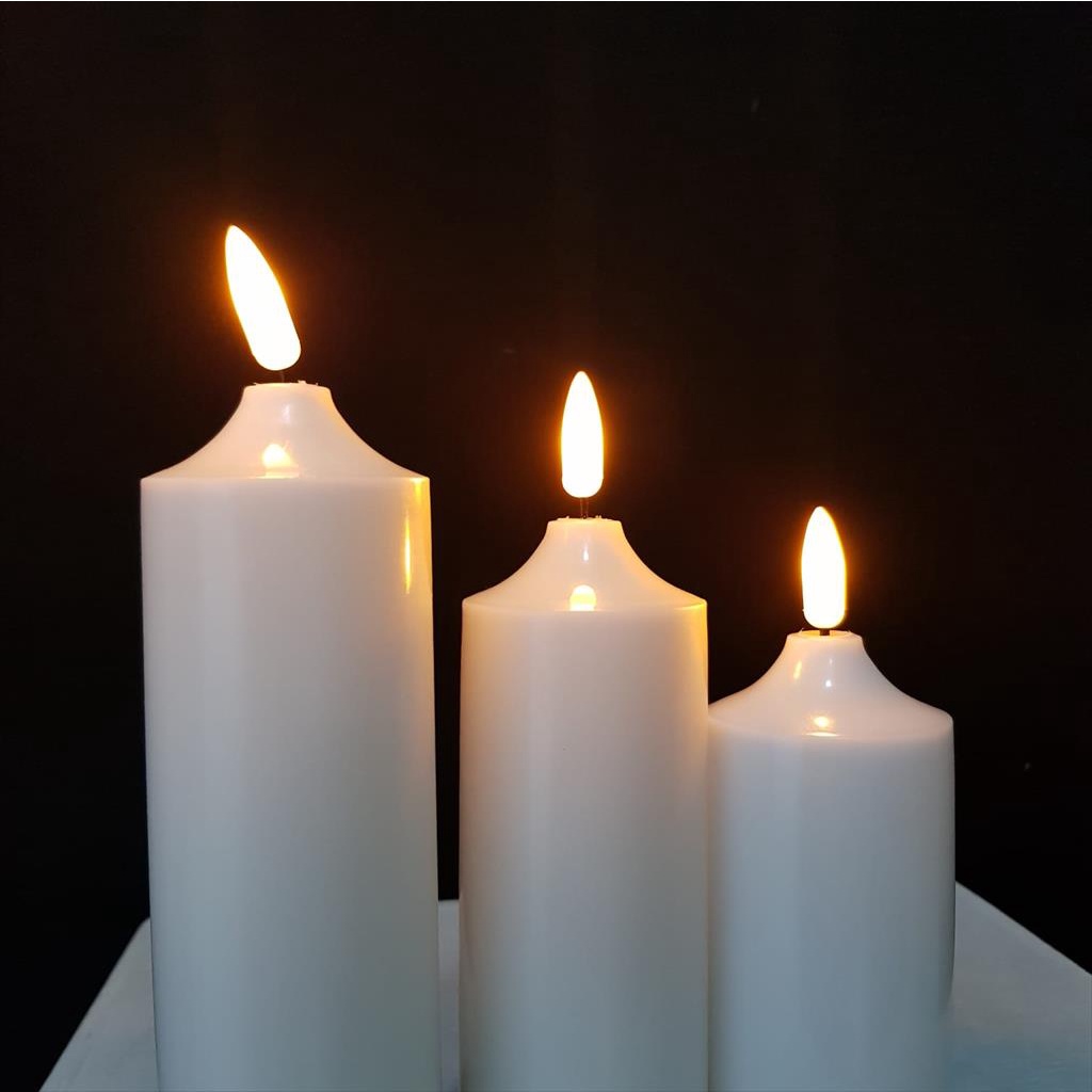 Jual Lilin Elektrik Pointy Candle Led Dekorasi Lilin Palsu Pajangan ...