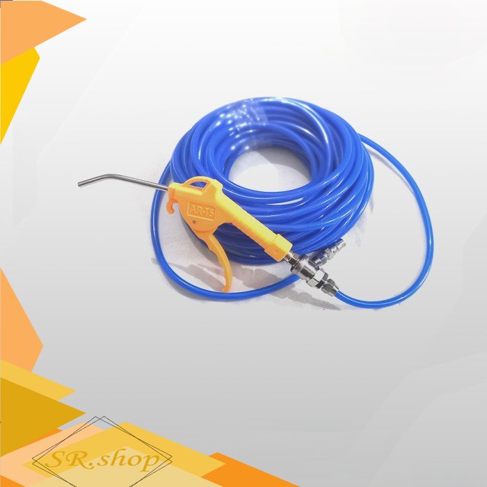 Jual HJR Selang Angin 5 Meter PU Hose Set Plus Air Blow gun | Shopee ...