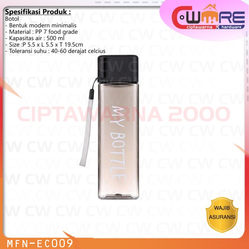 Jual Botol air minum kotak My Bottle Anak Sekolah wadah minuma BPA Free ...