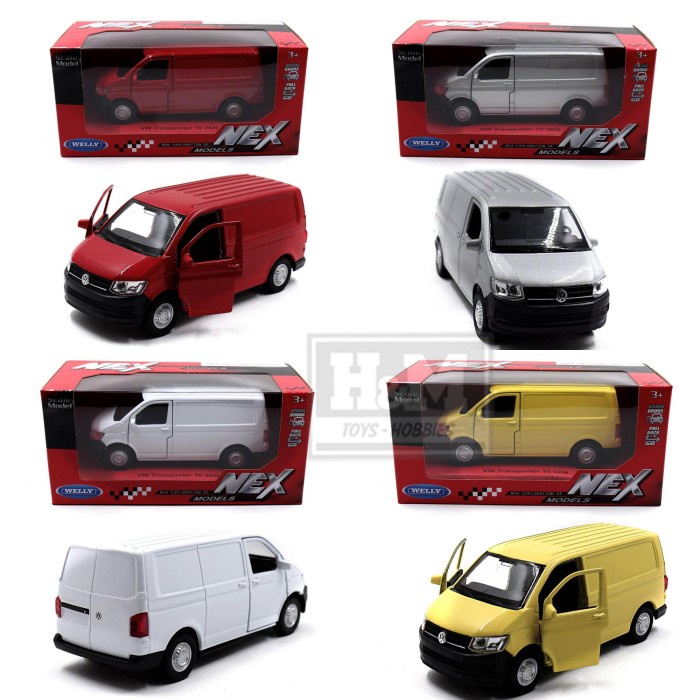 Jual Diecast Welly NEX VW Transporter T6 Van - Mainan Mobilan | Shopee ...