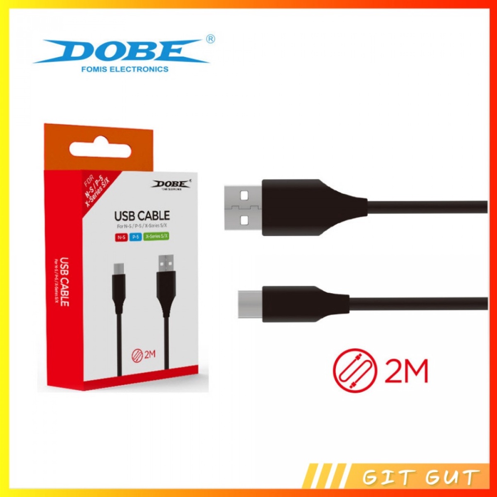 Jual Dobe 2M Charging Cable Nintendo Switch PS5 Xbox Series Kabel ...