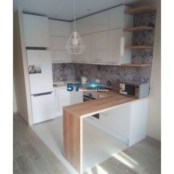 Jual Kitchen Set Dan Meja Bar Bahan Multiplek HPL Minimalis Free Desain ...