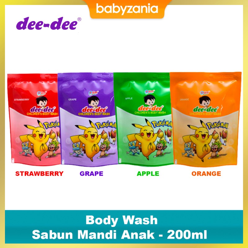 Jual Dee Dee Children Body Wash Sabun Mandi Anak Pouch - 200 ml ...