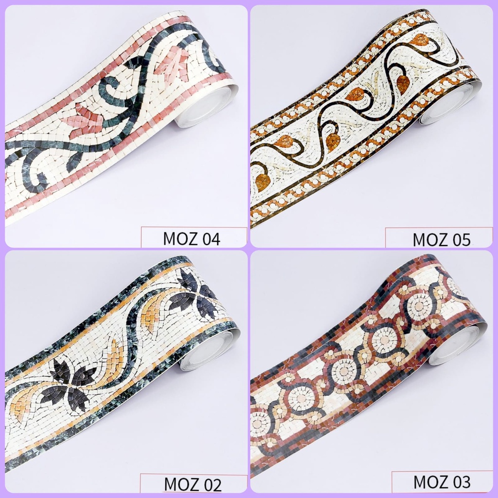 Jual GULAGULA - WALLPAPER BORDER LIST MOZAIK | WALLBORDER LIST | BORDER ...
