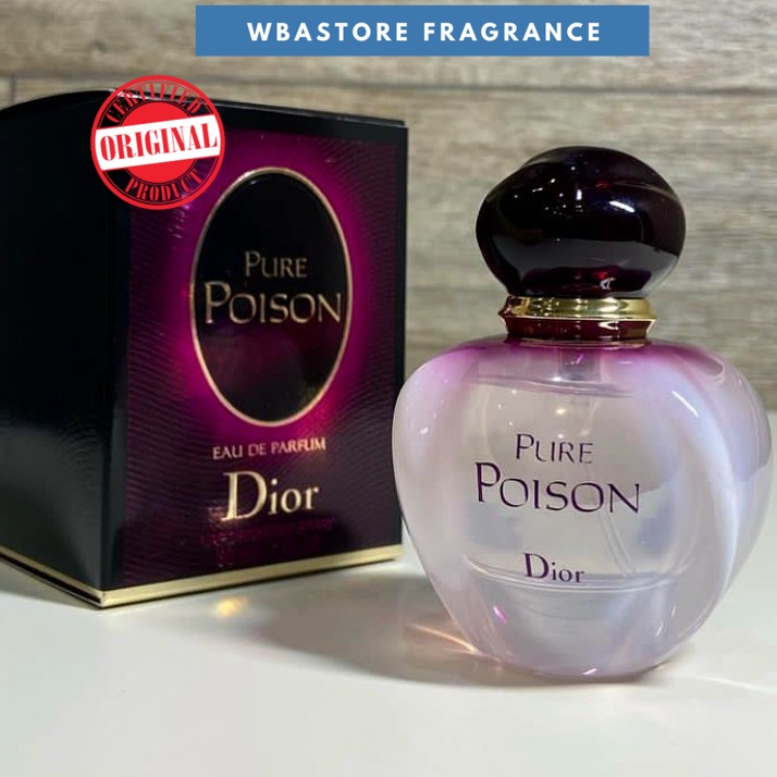 Jual DI0R PURE POISON EDP 100ML FOR WOMAN ORIGINAL 100% BOX SEGEL ...