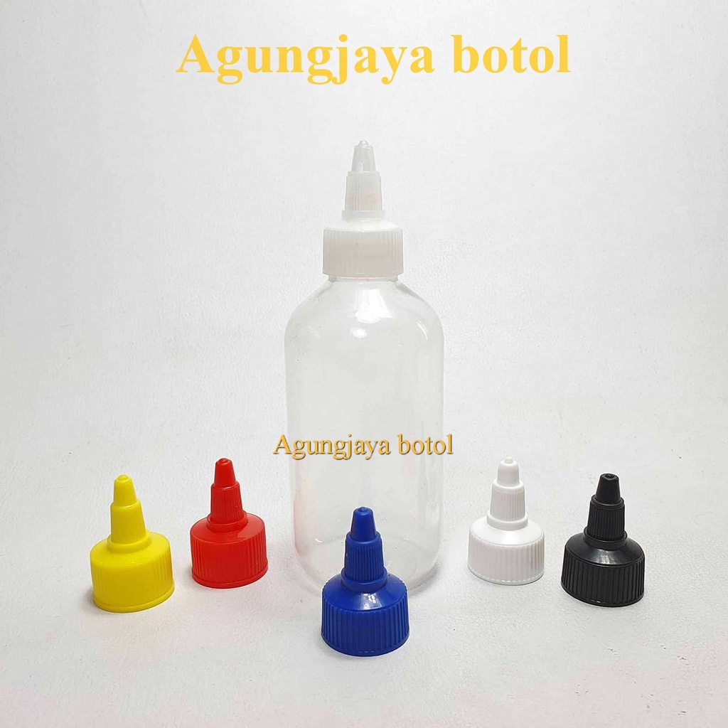 Jual Botol Pet 200 ml Sbr Natural Tutup Kerucut / Botol Plastik / Botol ...