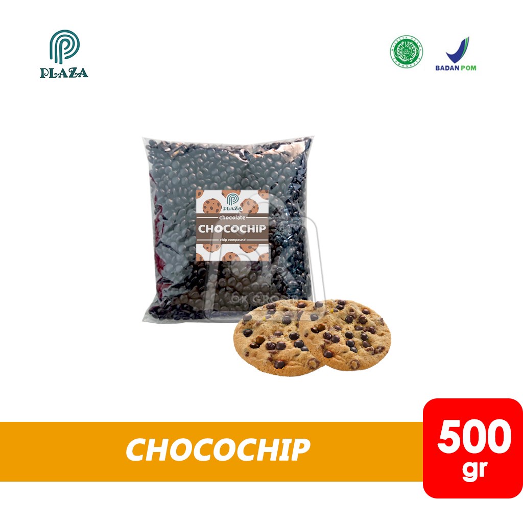 Jual Chocochip Plaza Chocolate Choco Chips Coklat Topping (500 gr) | Shopee Indonesia