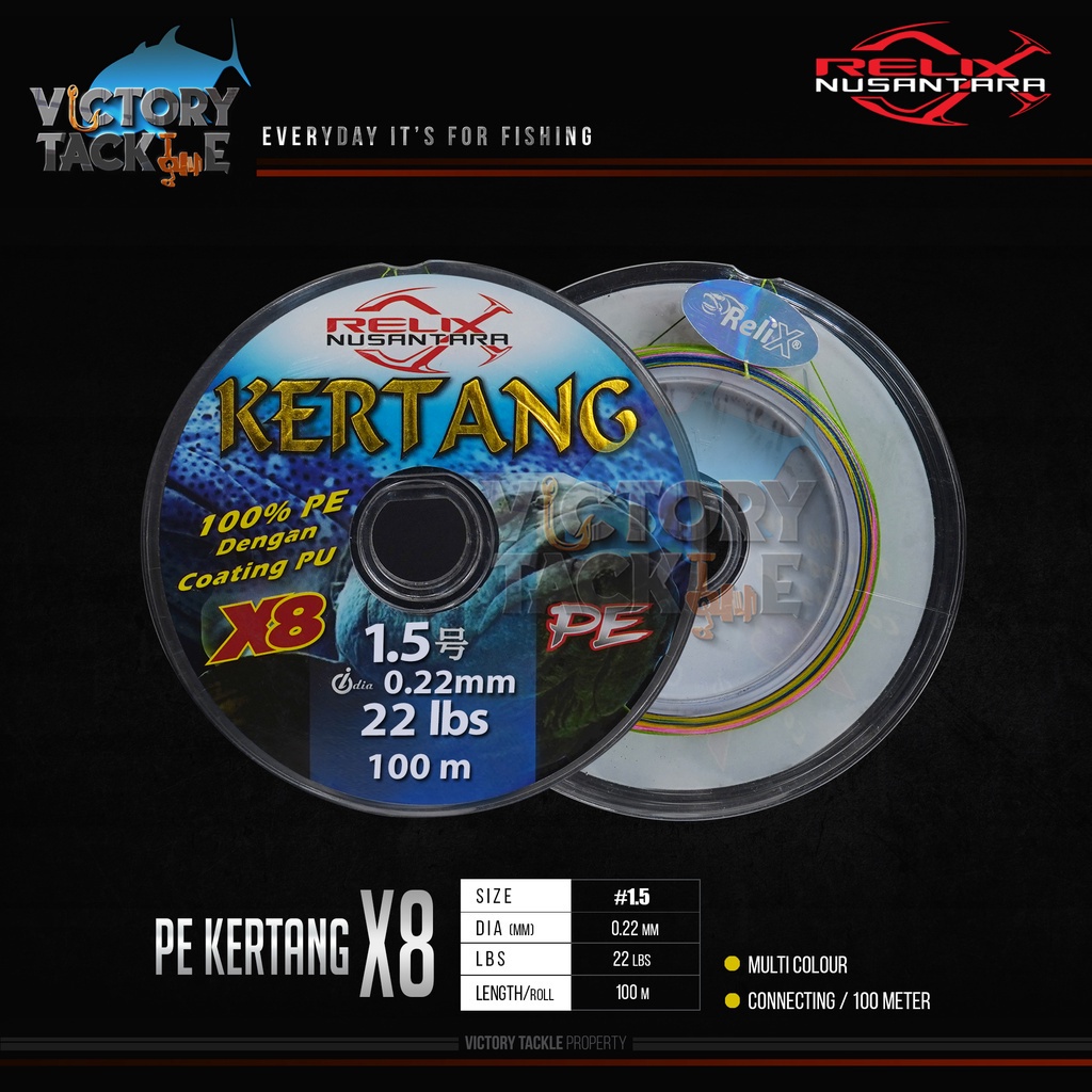 Jual EXTRA BONUS | EXTRA BONUS | RELIX NUSANTARA KERTANG X8 MULTICOLOR CONNECTING 100 METER ...