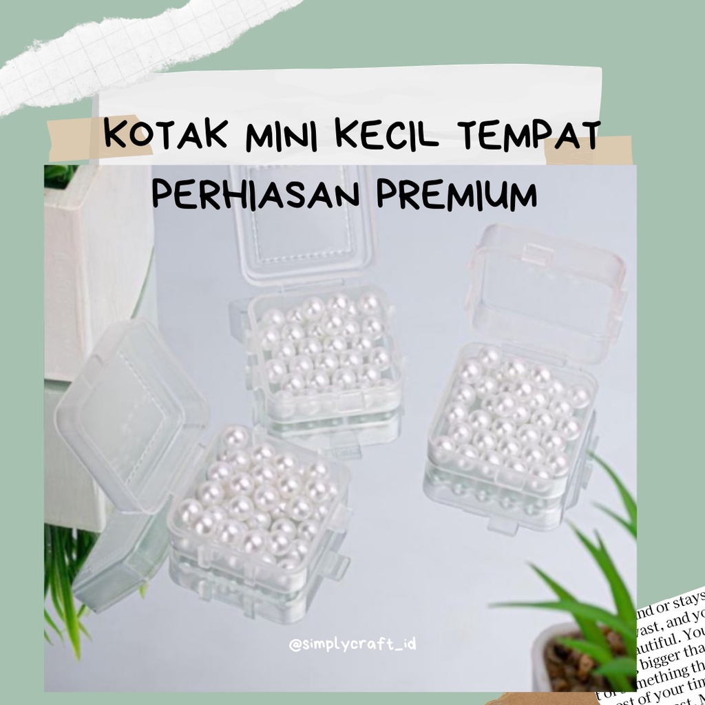 Jual Simply Craft ID - KOTAK MINI KECIL TEMPAT PERHIASAN ANTING MEMORY ...
