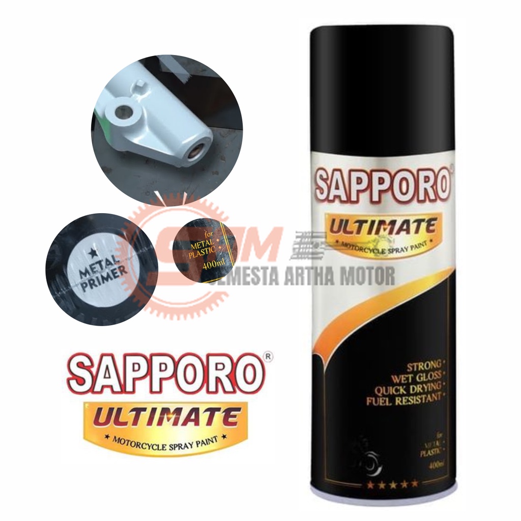 Jual Pilox Sapporo Ultimate Metal Primer Cat Semprot Dasar Pilok Besi ...