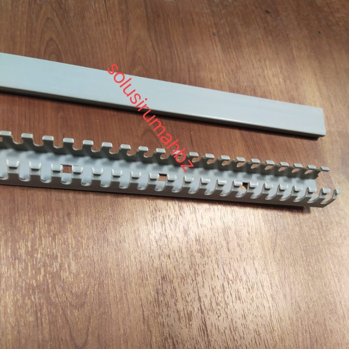 Jual KABEL DUCT 25X25 PANJANG 75cm CABLE DUCK DUCTING PROTECTOR 25 X 25 MM tutup kabel penutup ...
