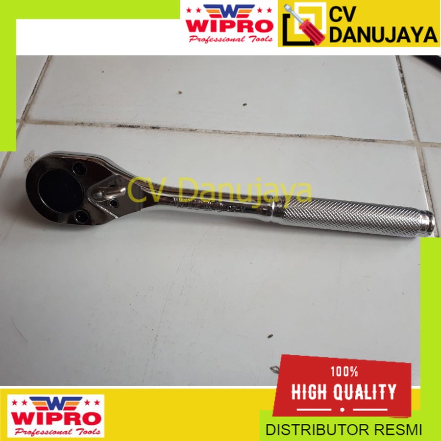 Jual wipro stang rachet 1/2" full CRV gagang sock ratchet stang rachet ...