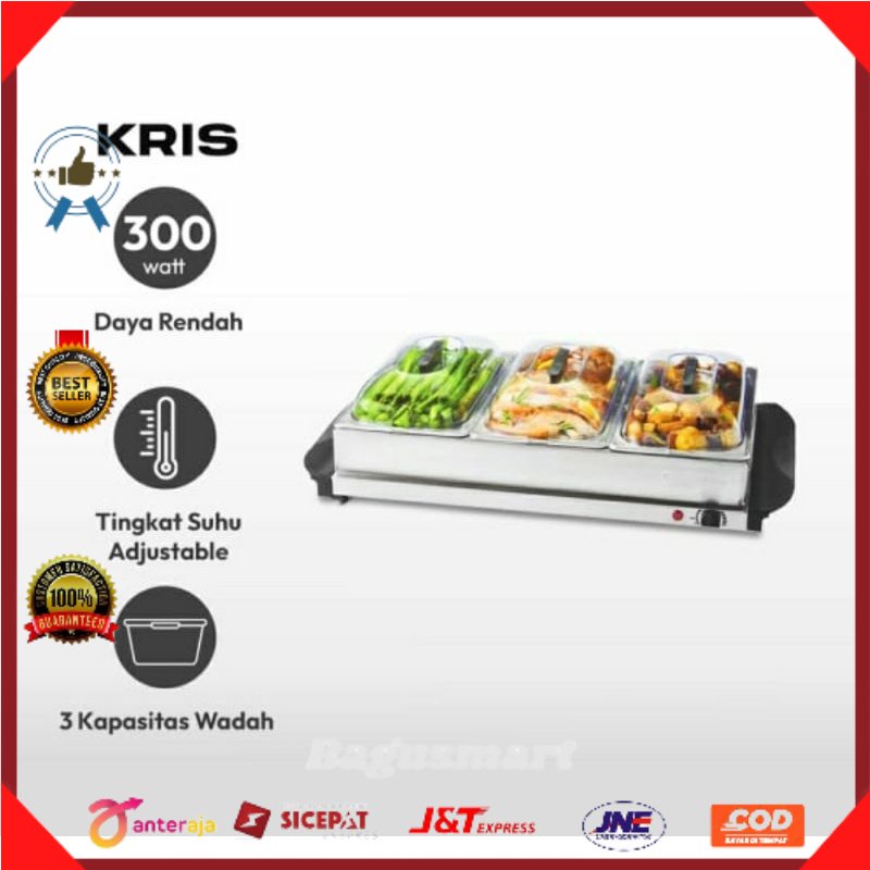 Jual KRIS Buffet Server Penghangat Makanan Sa-bs-801a/Alat penghangat ...