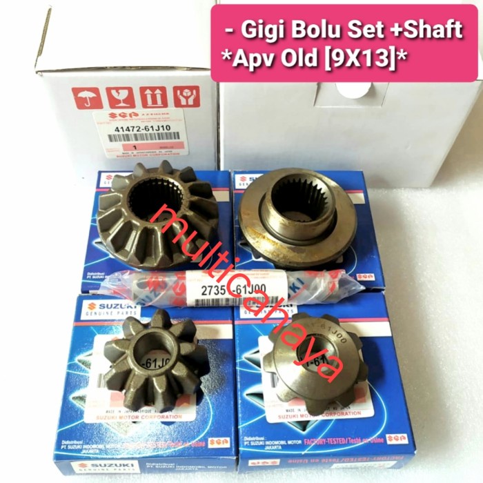 Jual gigi bolu set + as shaft apv lama 41472-61J10 | Shopee Indonesia