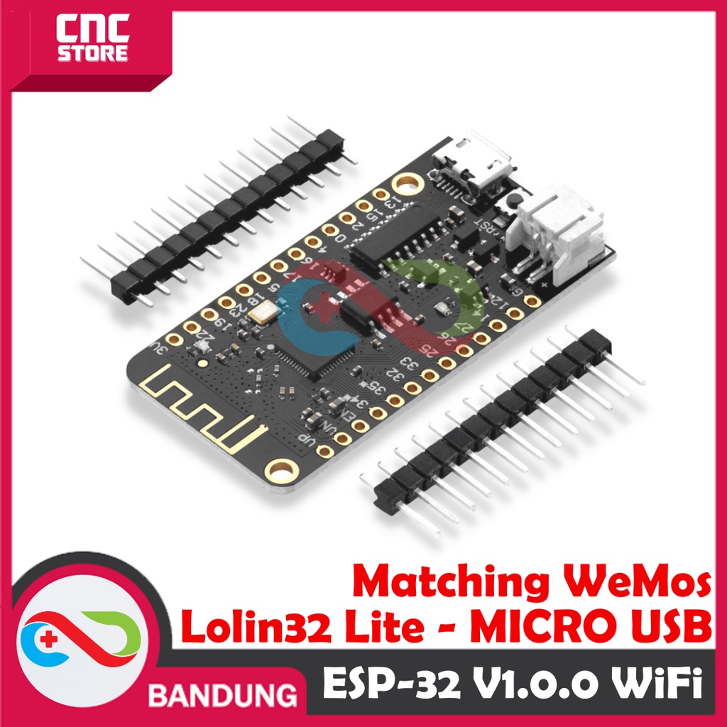 Jual LOLIN32 WEMOS ESP32 V1.0.0 WiFi BLUETOOTH 4MB DEVELOPMENT BOARD ...
