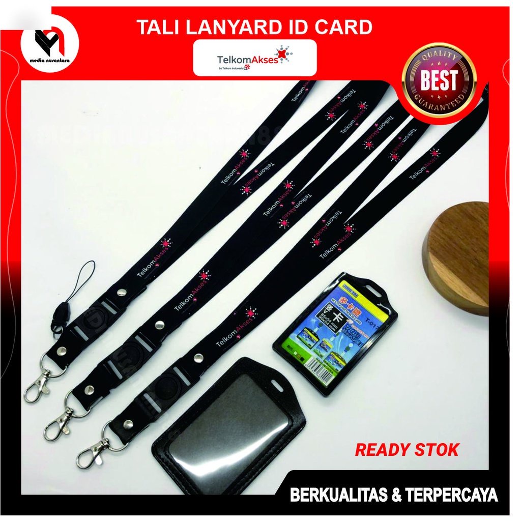 Jual Telkom Akses Lanyard / Tali ID Card Holder Telkom Akses Printing ...