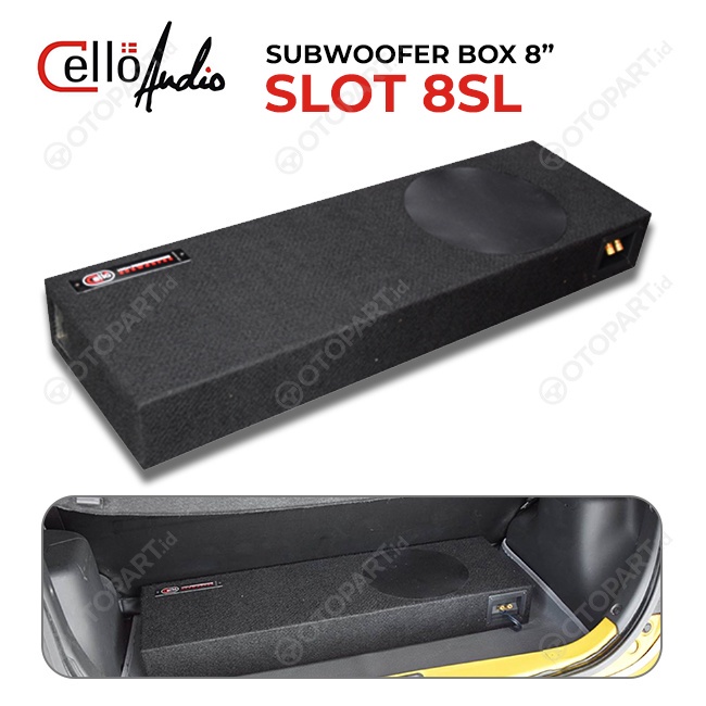 Jual Subwoofer Box Passive 8″ inch Cello SOLUTION SLOT8 SLIM | Shopee ...