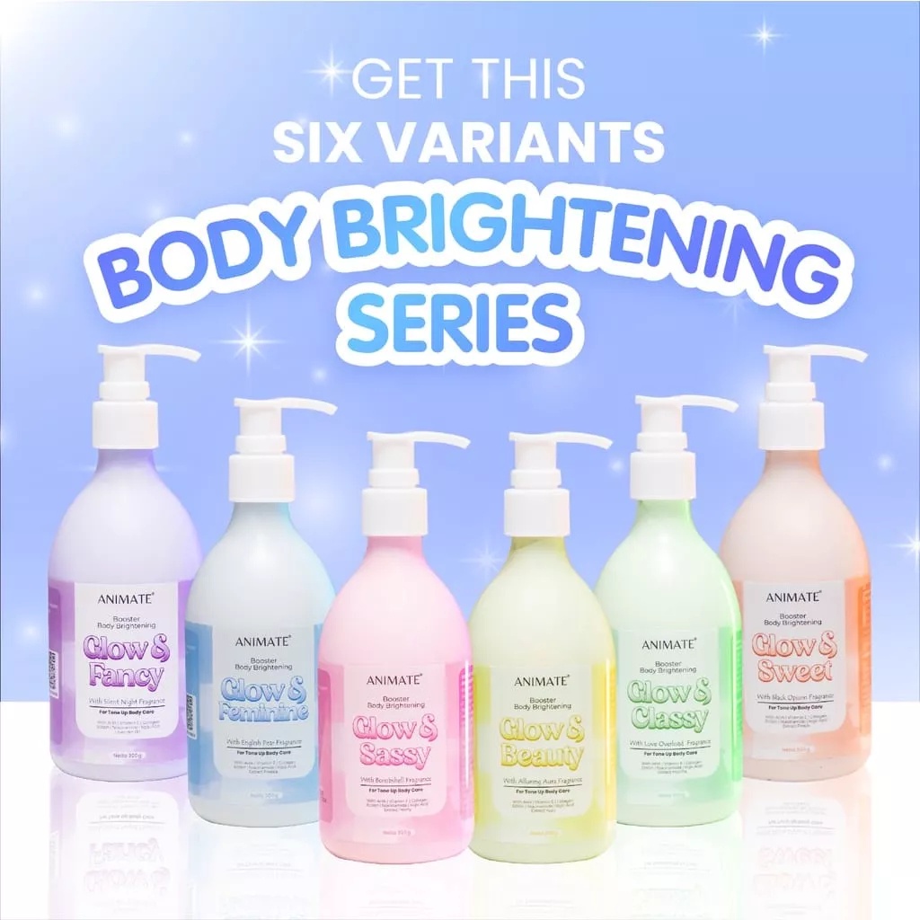 Jual ️ MEMEY ️ ANIMATE Body Brightening Glow || Animate body lotion ...